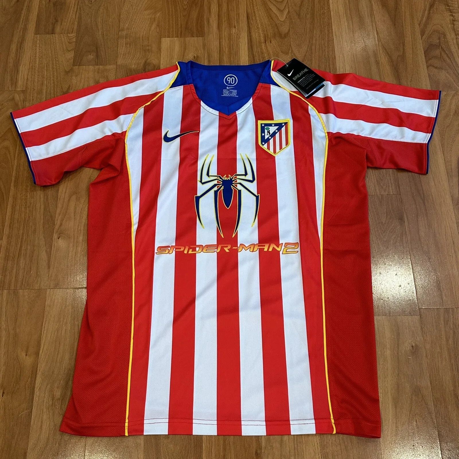 Vintage Atlético Madrid Fernando Torres Custom Spider-Man 2 Jersey ...
