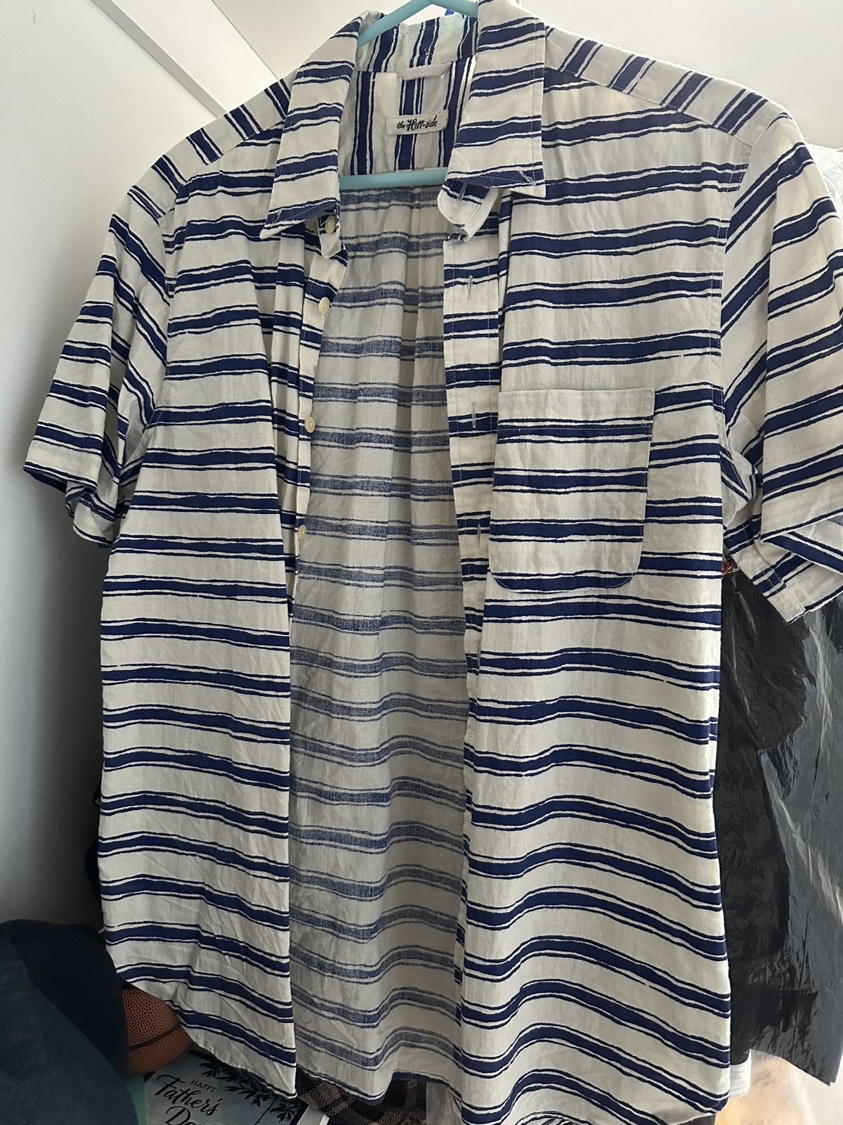 The Hill-Side The hill side striped s/s shirt | Grailed
