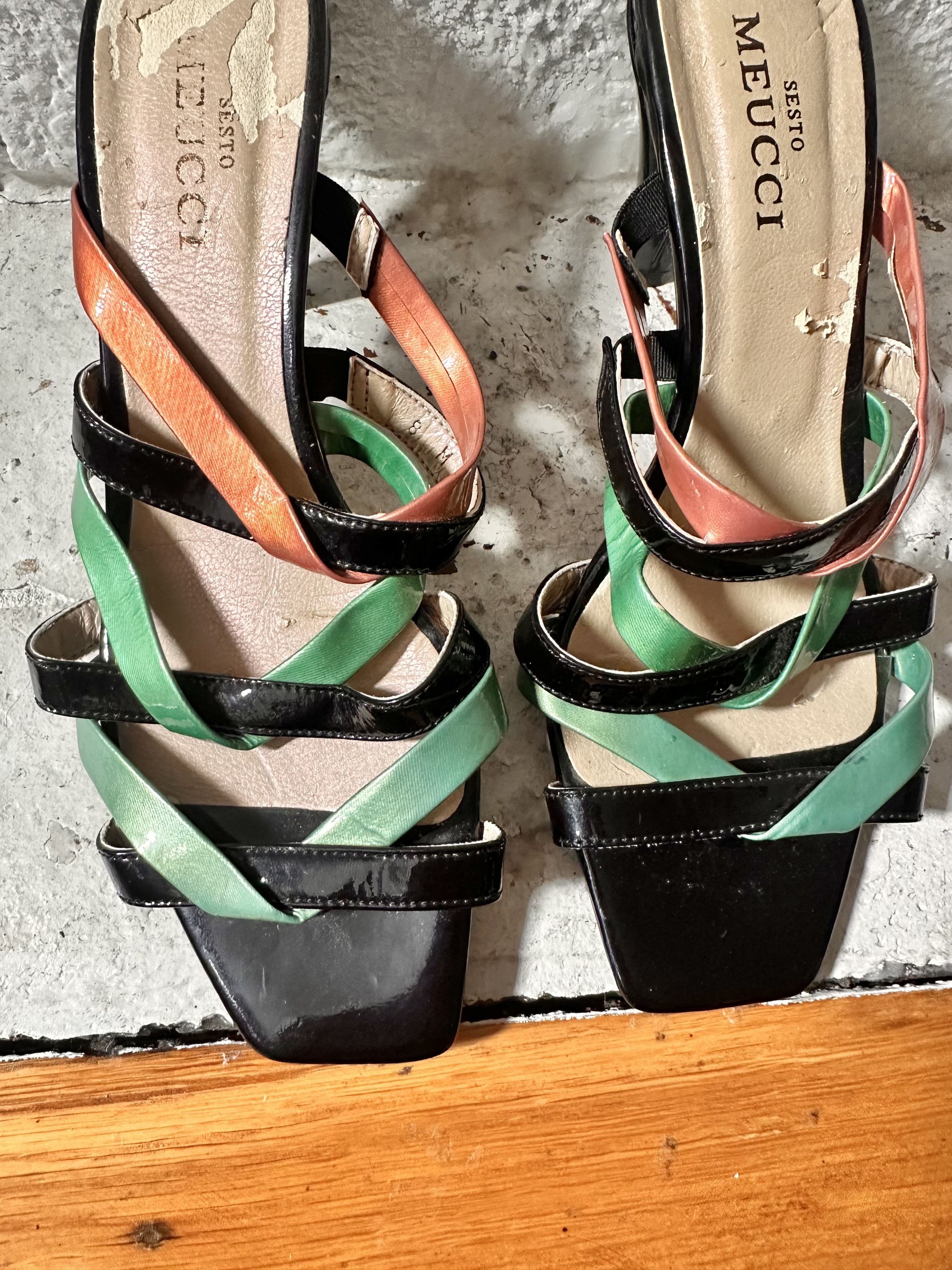Vintage Vintage Sesto Meucci Black Patent Leather Heels - 8 US | Grailed