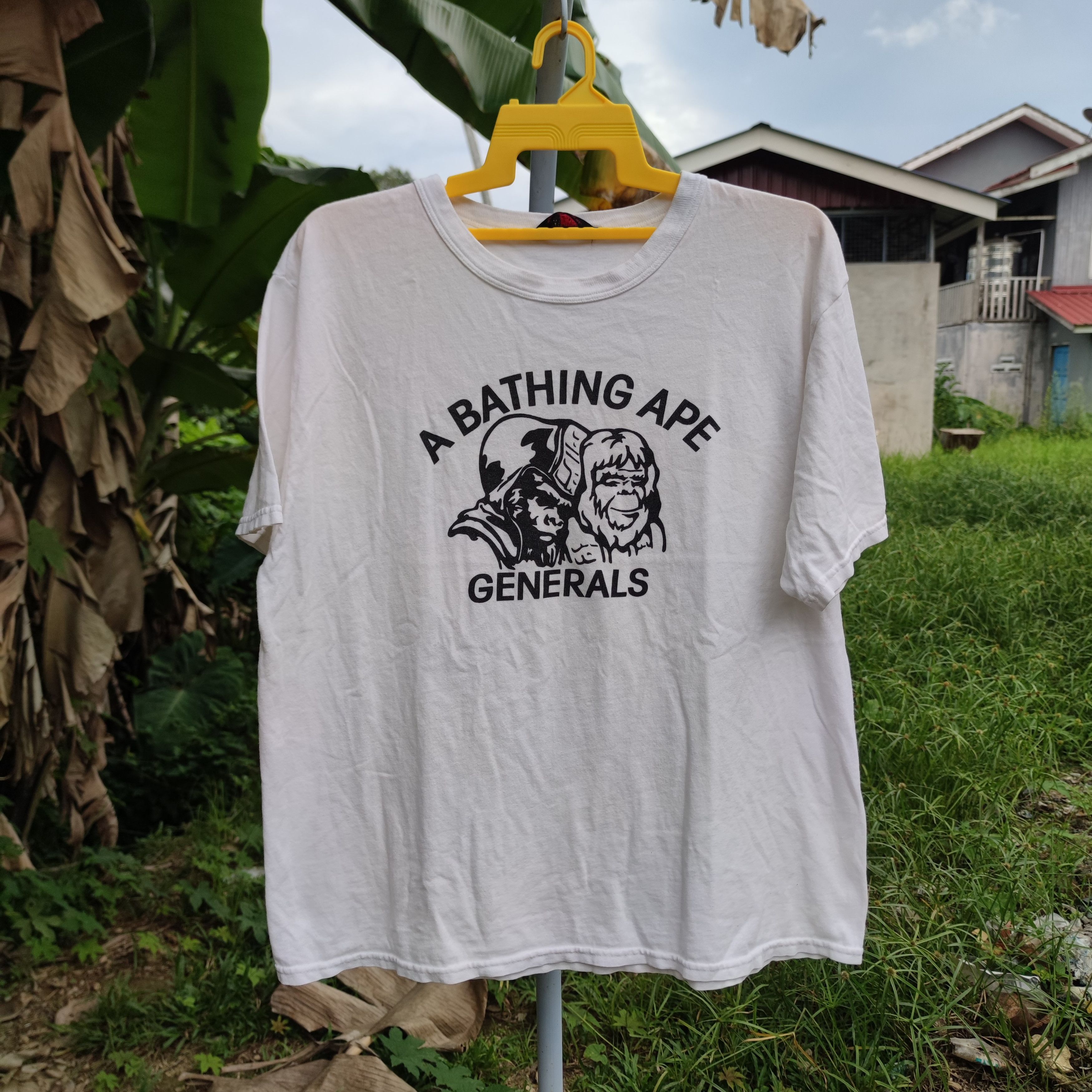 Bape × Vintage VINTAGE A BATHING APE GENERALS NIGO ERA TEE | Grailed