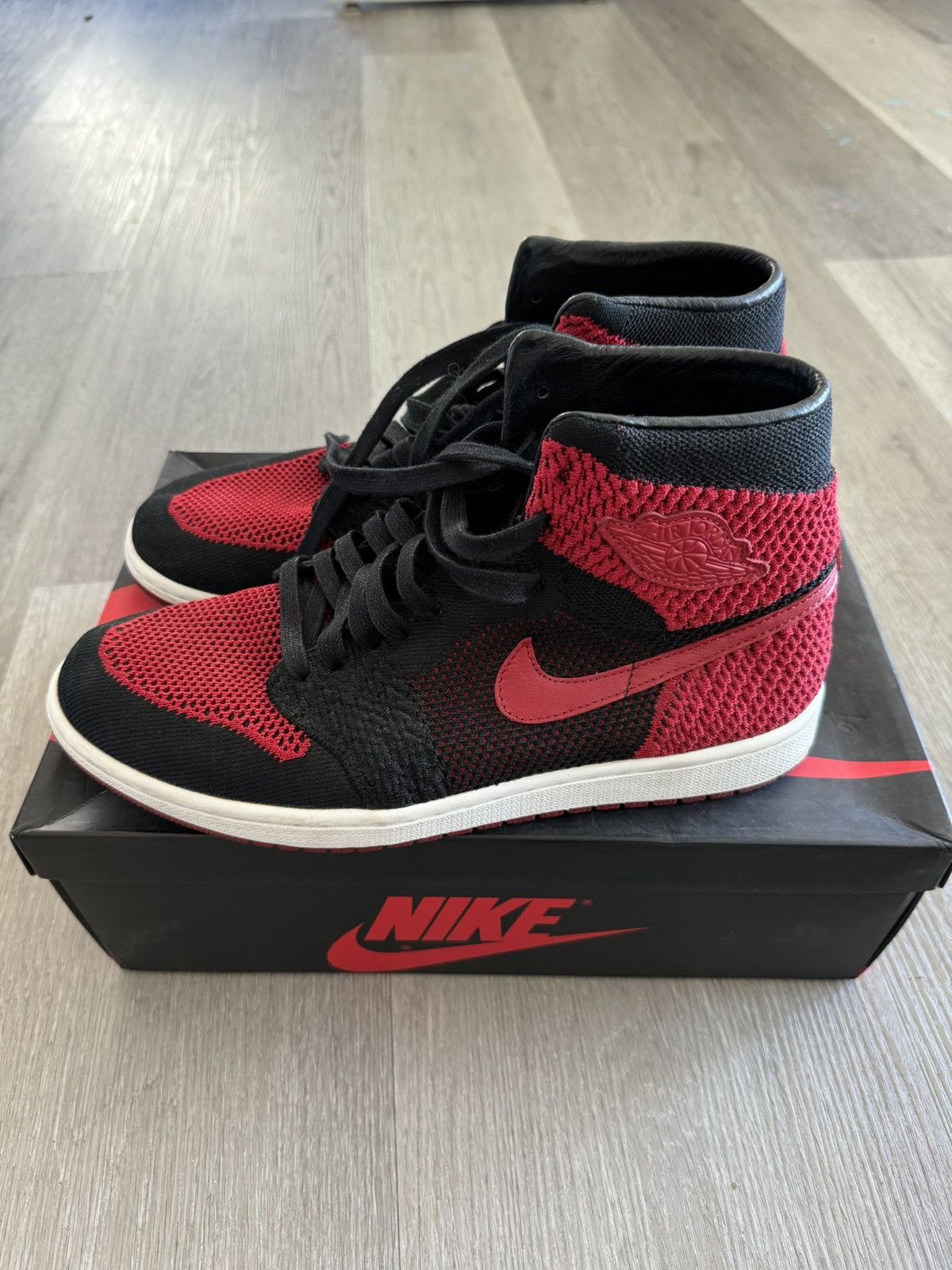 Jordan Brand × Nike Air Jordan 1 retro high fly knit | Grailed