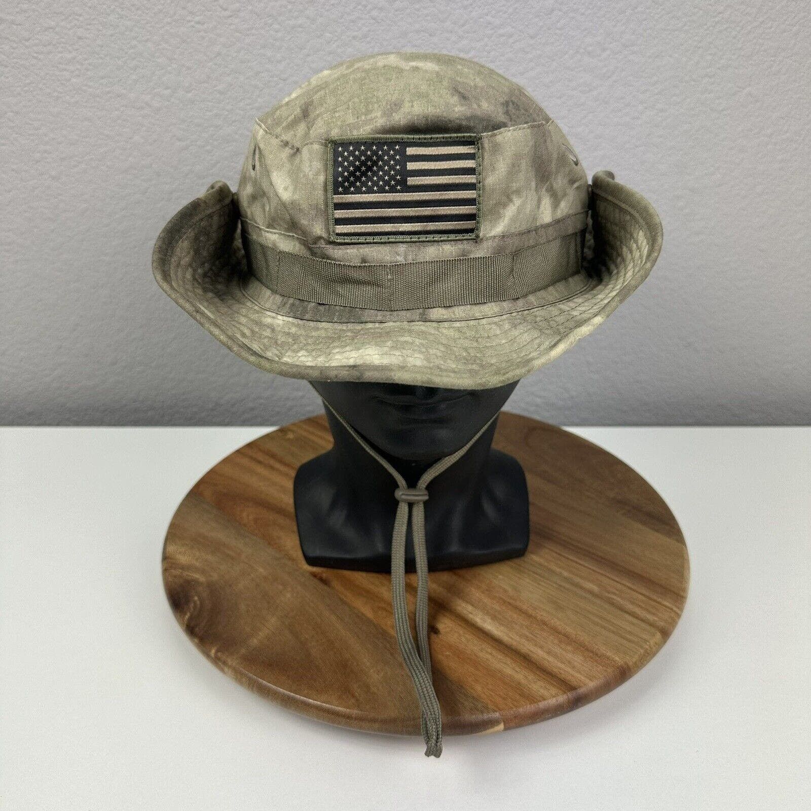 Military Military US Flag Boonie Camo Hat Sun Hot Weather Type II | Grailed