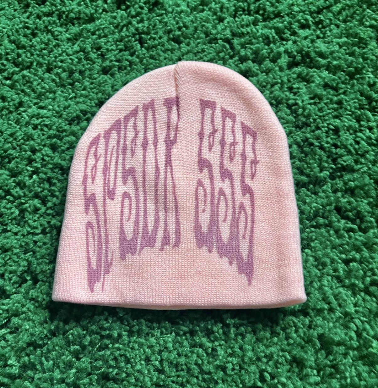 Spider Worldwide Sp5der Pink 555 Beanie | Grailed