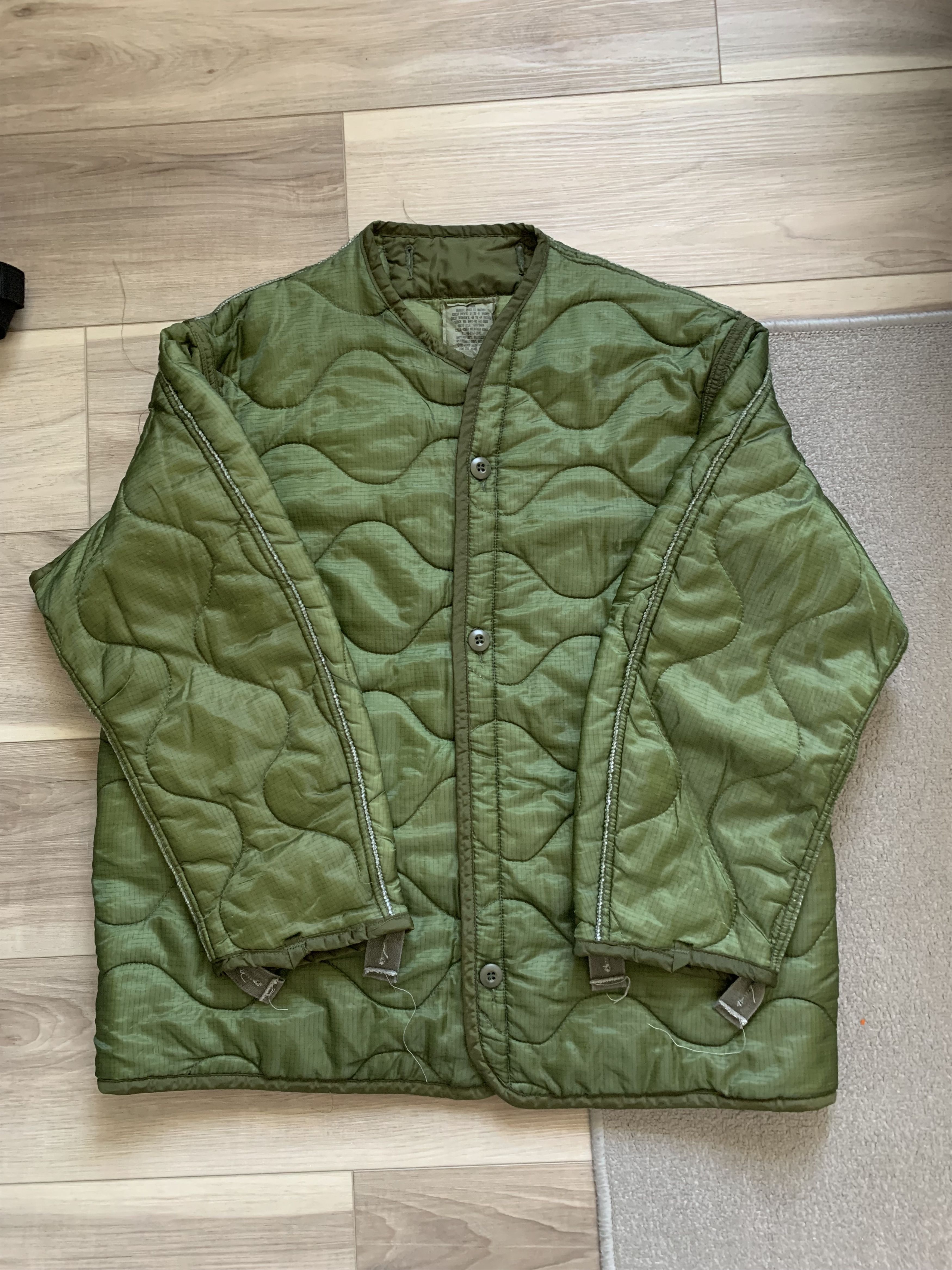 Archival Clothing × Military × Vintage 1970s MILITARY LINER JACKET ...