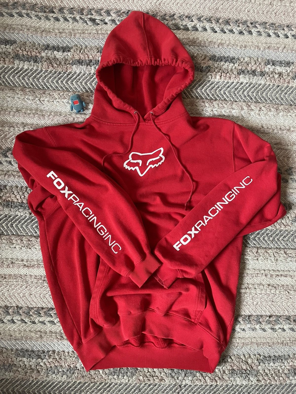Vintage Vintage Fox Racing Logo Hoodie Red 🦊 | Grailed