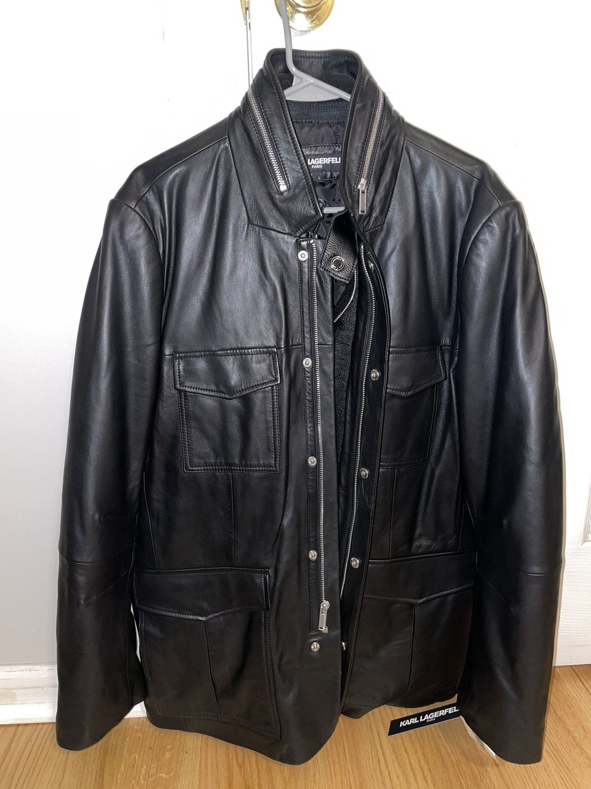 Karl Lagerfeld Karl Lagerfeld Leather Jacket | Grailed