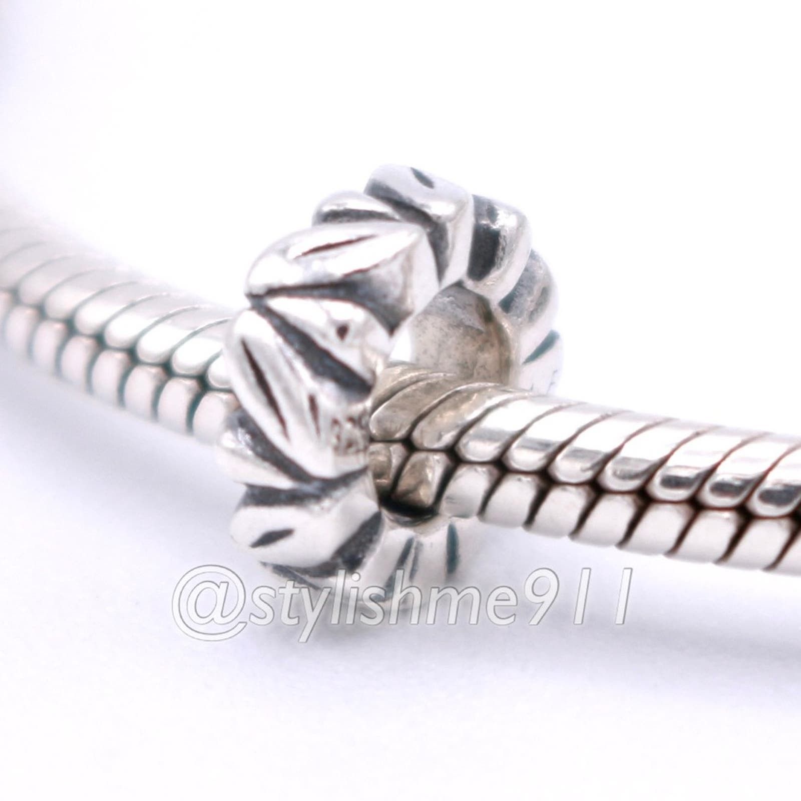pandora Authentic PANDORA Leaf Spacer | Grailed