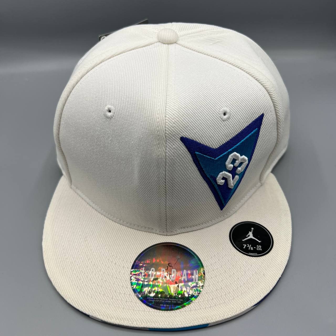 Jordan Brand Air Jordan 23 Hat Men 7 3/8 White Jumpman Fitted Cap New ...