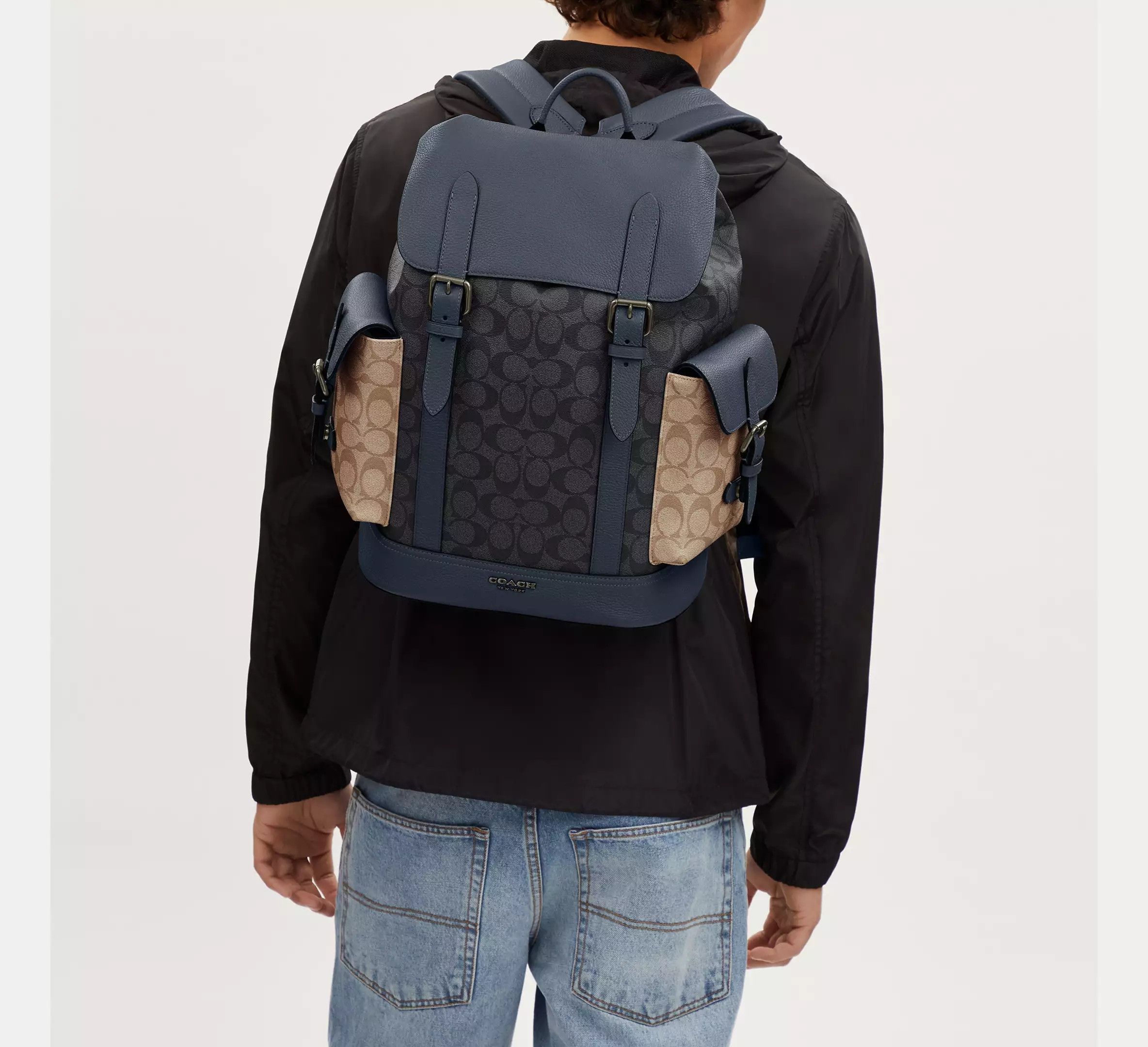 Coach Hudson Backpack In Colorblock Signature Canvas CR335 | Grailed