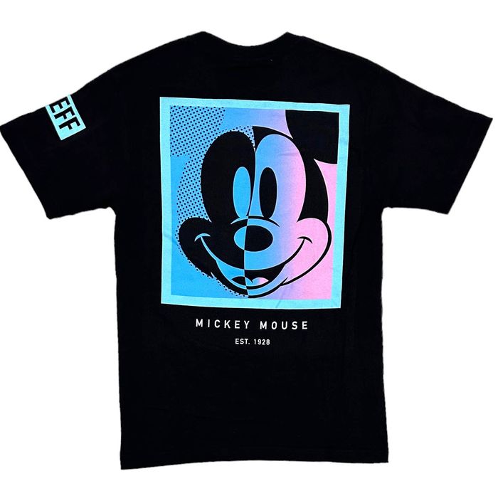 Neff Neff X Disney Mickey Mouse Tie Dye Split Graphic Tee T-Shirt | Grailed