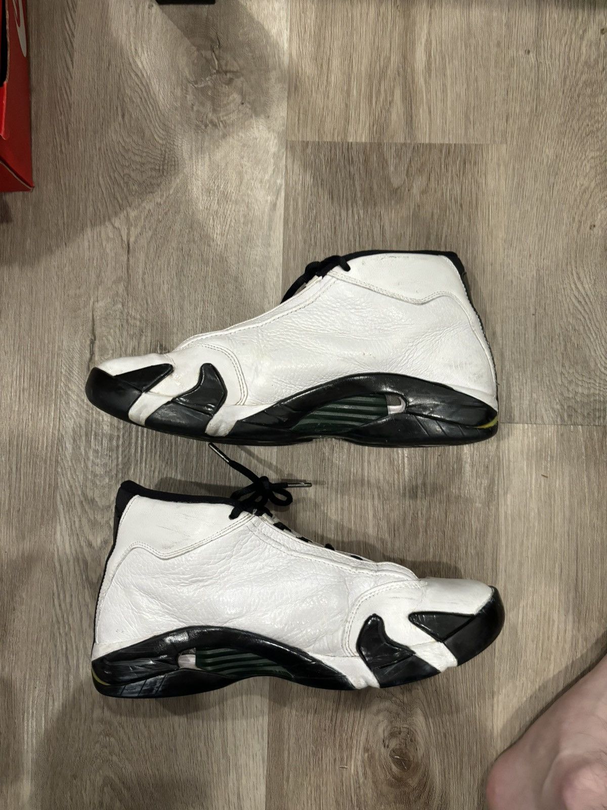 Nike Air Jordan 14 retro oxidized green | Grailed