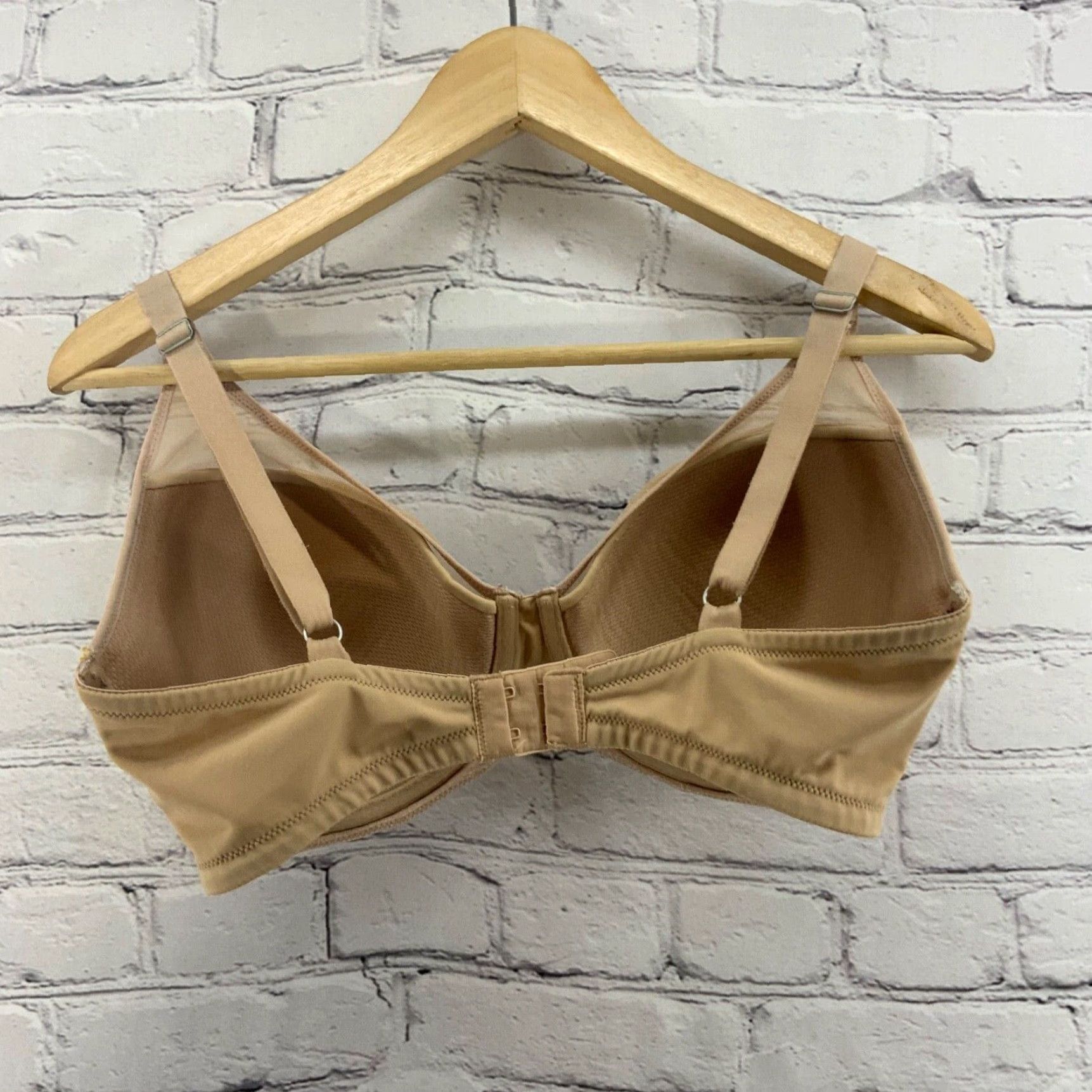 Vintage Elegant Beige colored Bra for Women with 34DD Cup Size by ...