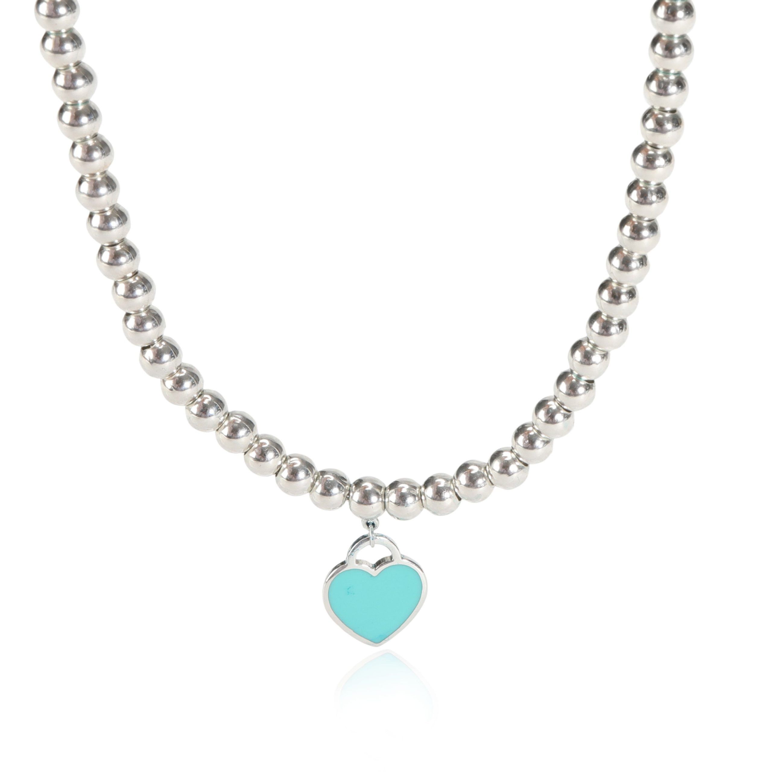Tiffany & Co. Tiffany & Co. Return To Tiffany Blue Enamel Necklace in ...