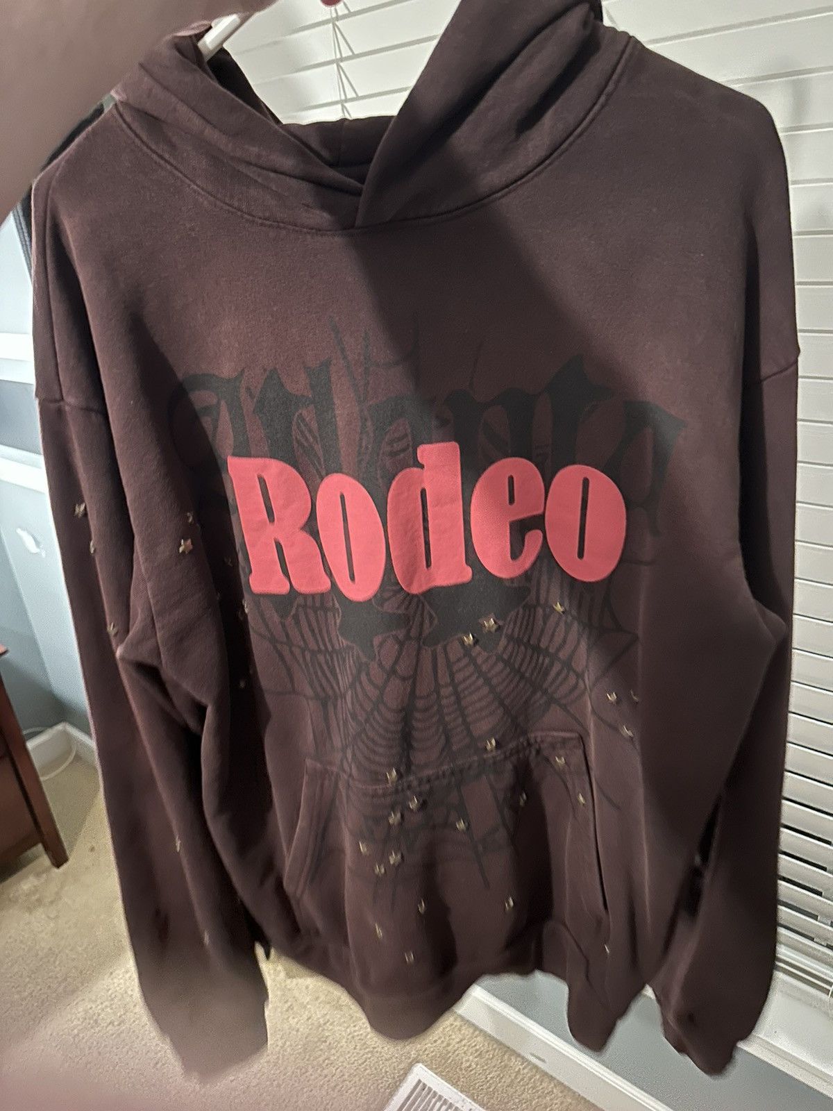 Travis Scott sp5der rodeo hoodie | Grailed