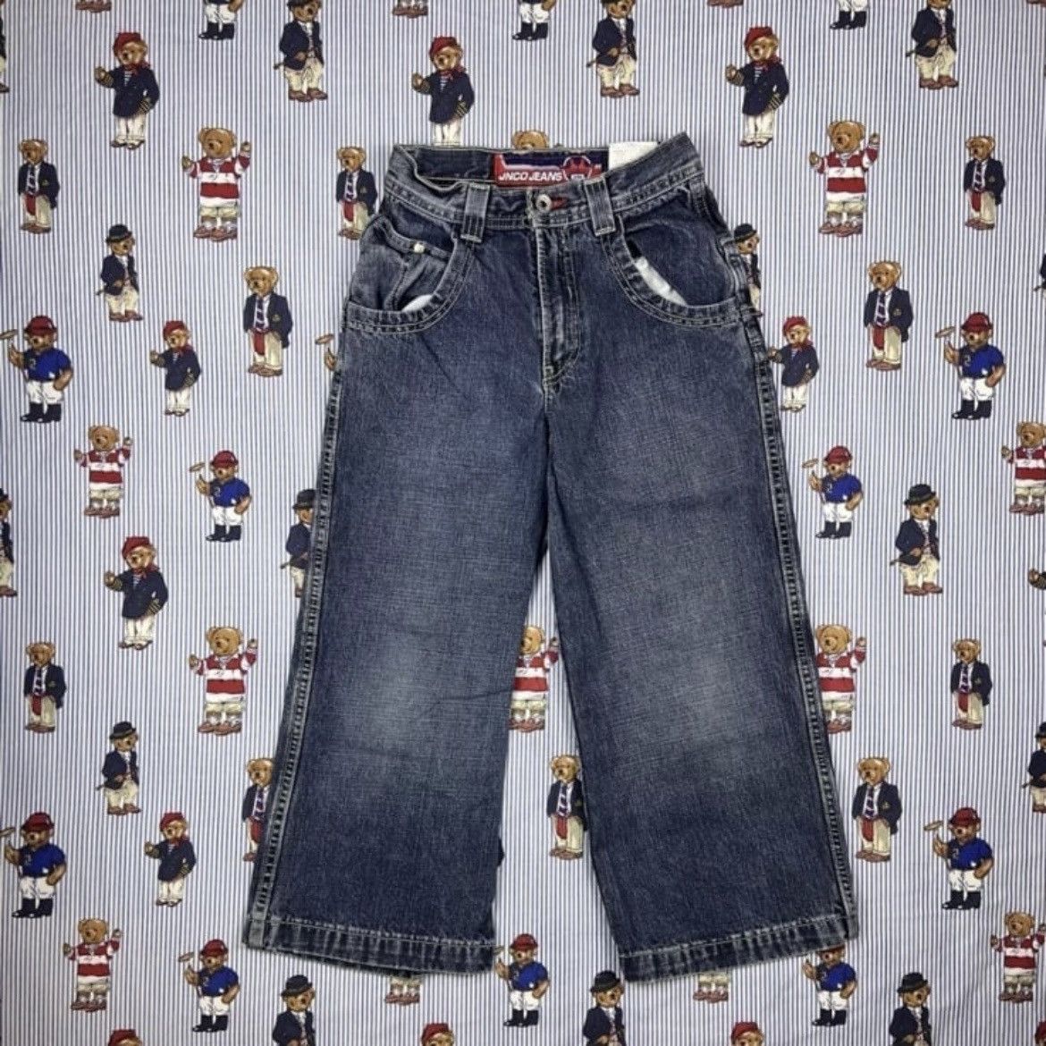 Jnco Y2K Kids JNCO Jeans Dragon Flame Embroidered Big Back Pocket | Grailed