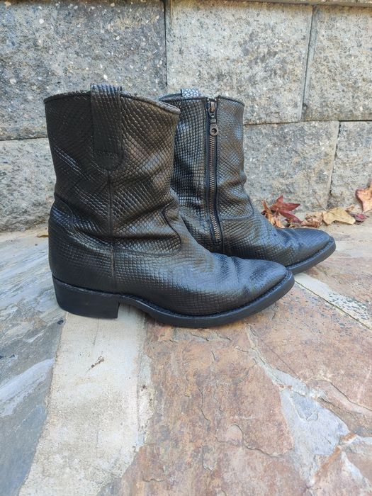 Santa Rosa Snake skin Heart Breaker Boot | Grailed