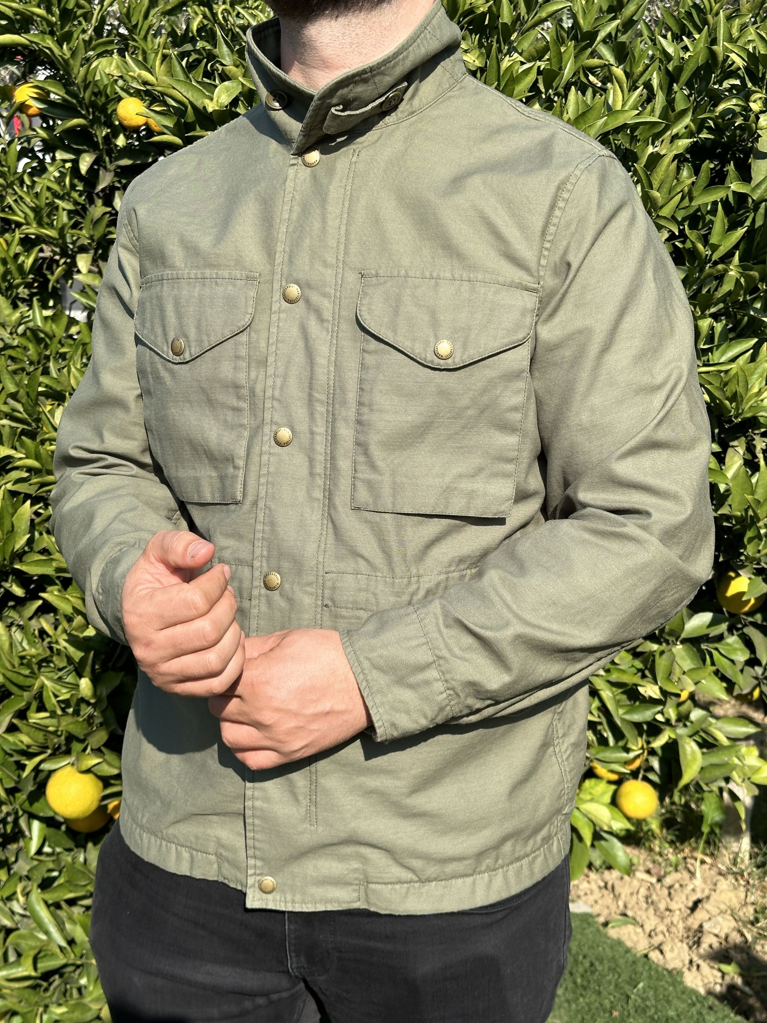 Luxury × Manifattura Ceccarelli Manifattura Ceccarelli Field Jacket M65 Cotton Size 40 50 ML ...