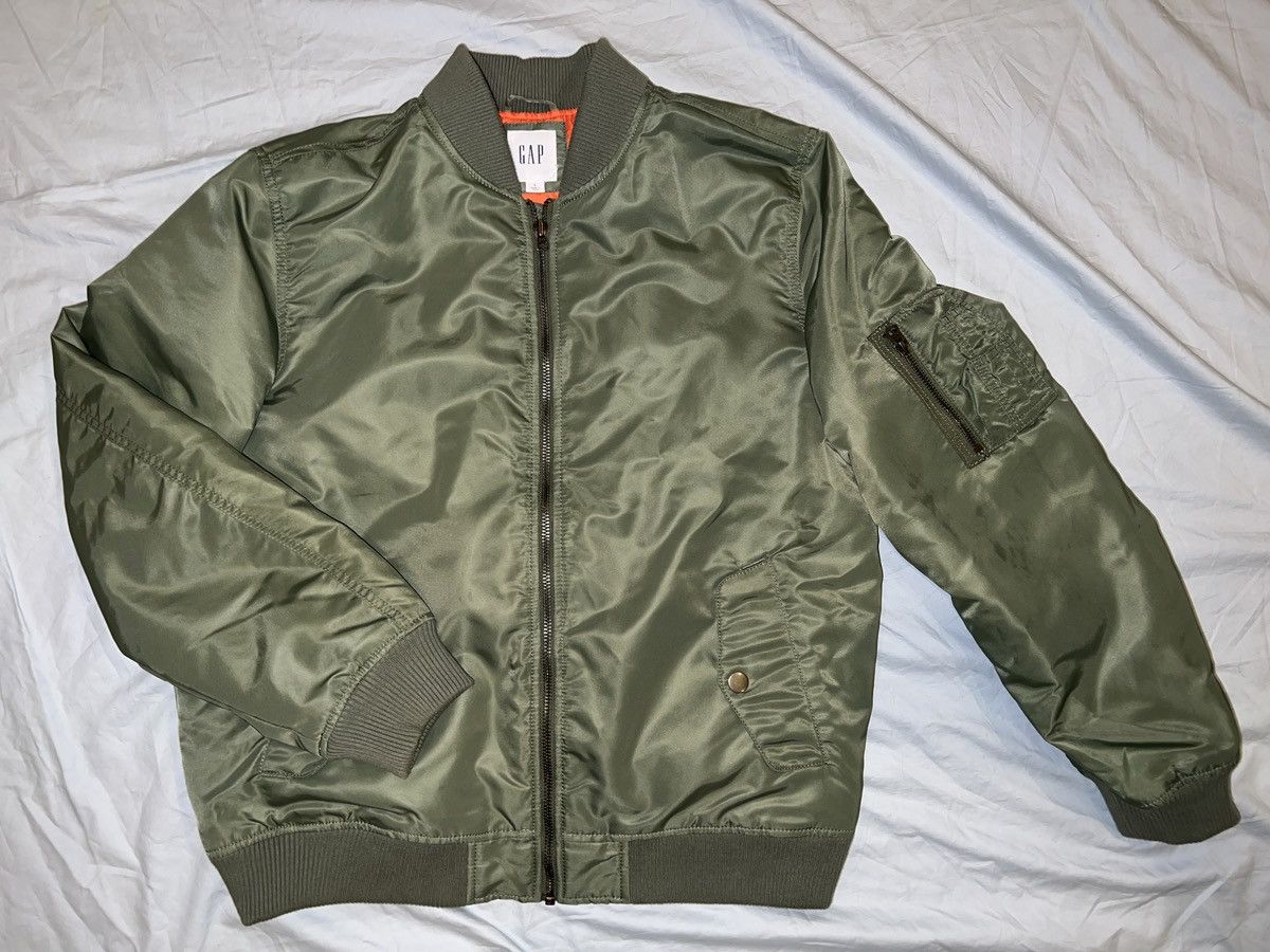 Gap GAP BOMBER JACKET STASH POCKET BRAND NEW GREEN | Grailed