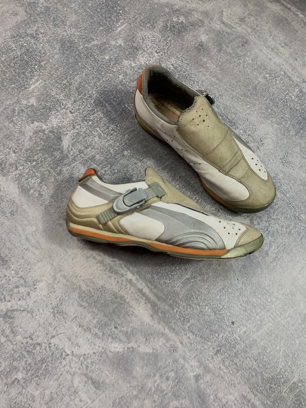 Japanese Brand × Puma × Vintage Puma metallic silver future speed cat ...