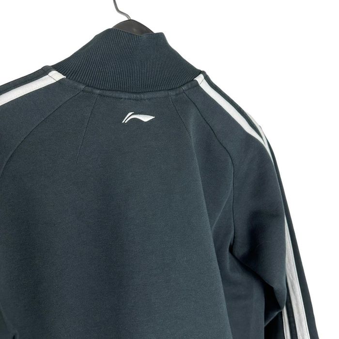 Li Ning Mens Y2K Li-Ning Black Full Zip Athletic Track Jacket | Grailed