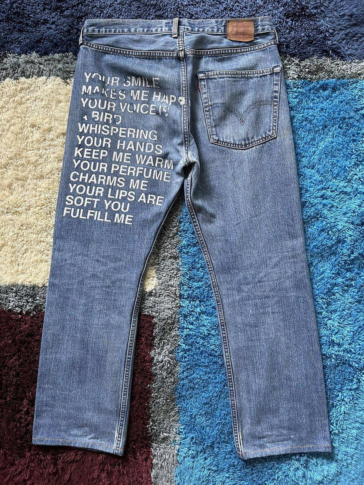 Comme des Garcons × Junya Watanabe SS02 Poem Denim | Grailed