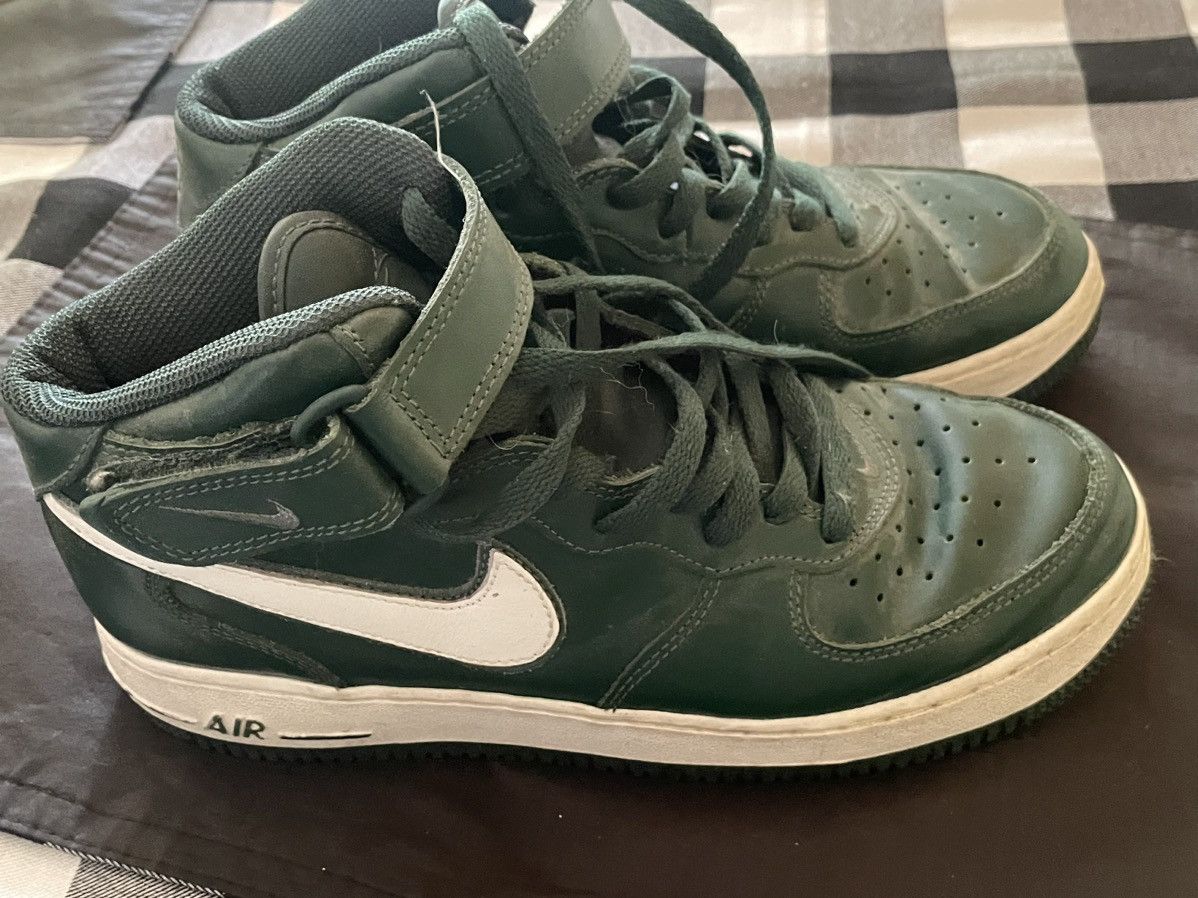 Nike Forest Green Air Force 1 | Grailed