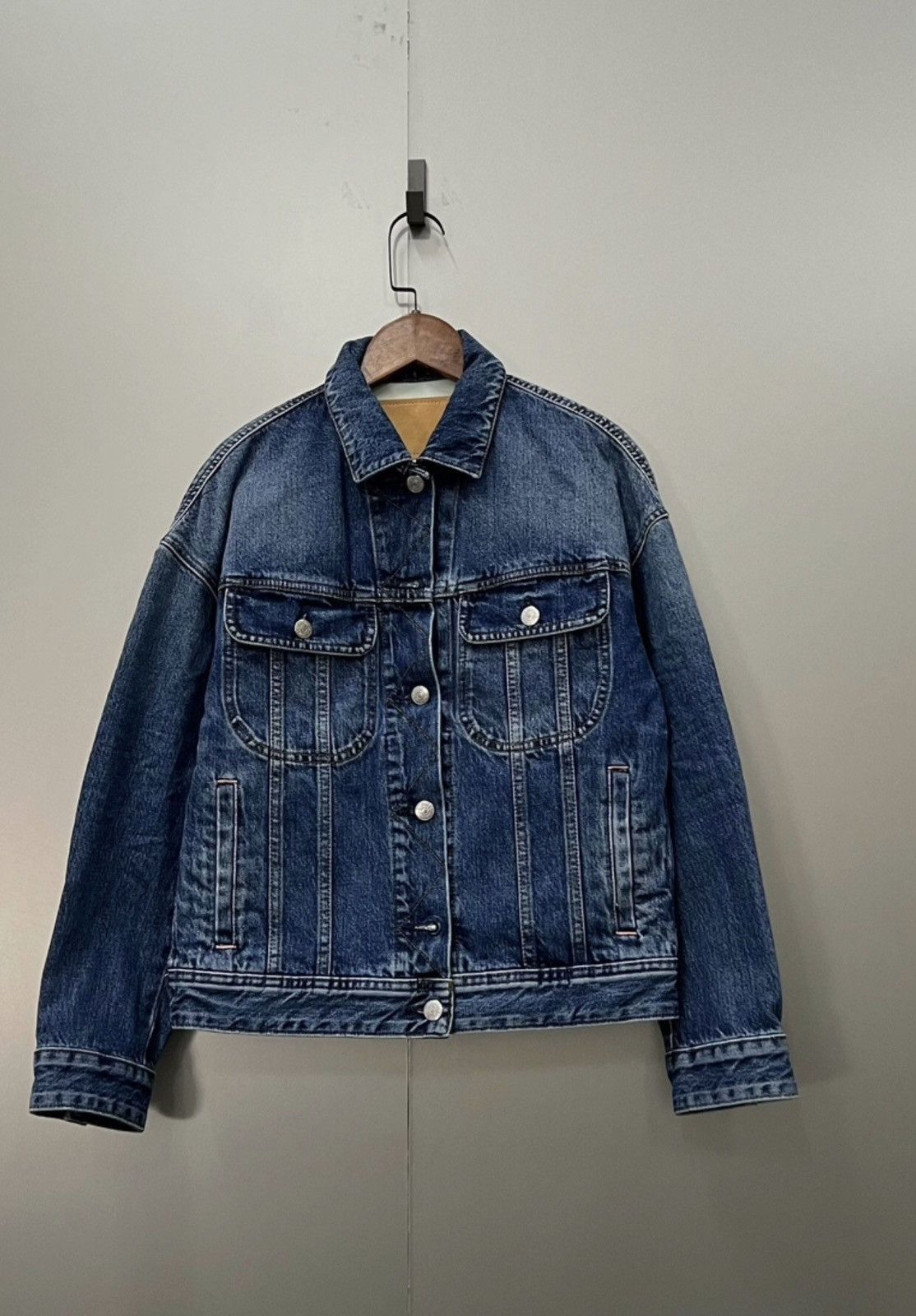Acne Studios Acne Studios Blue washed denim jacket - DMC | Grailed