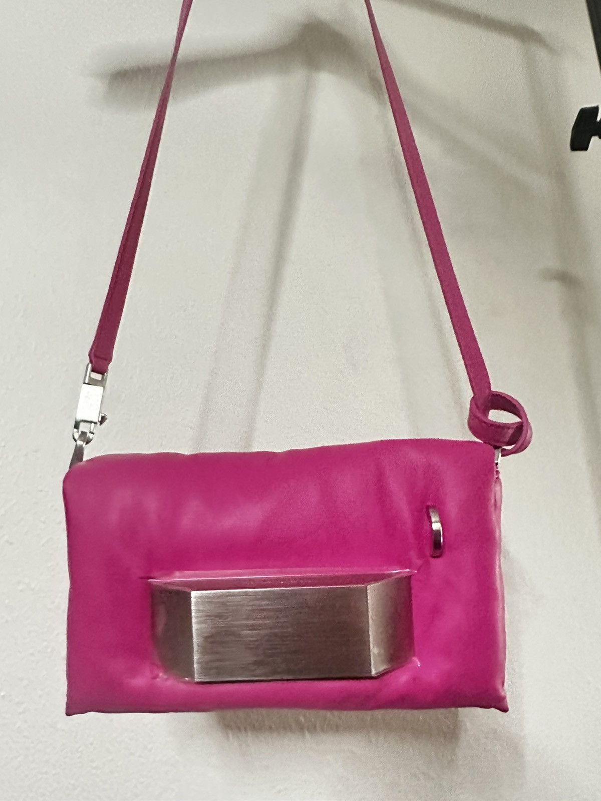Rick Owens PINK griffin bag | Grailed