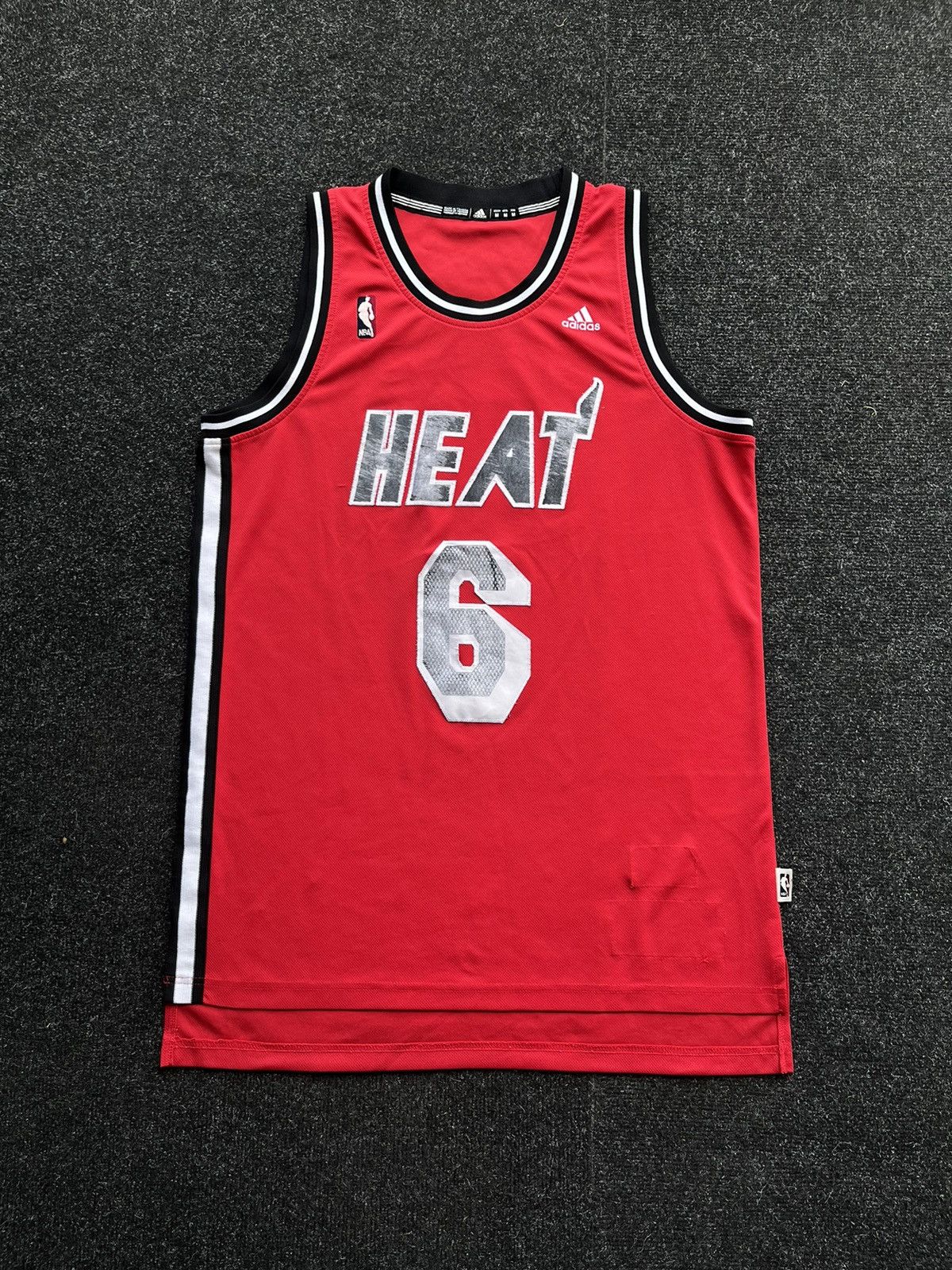 Adidas × NBA × Vintage ADIDAS NBA MIAMI HEAT LEBRON JAMES 6 BASKETBALL ...