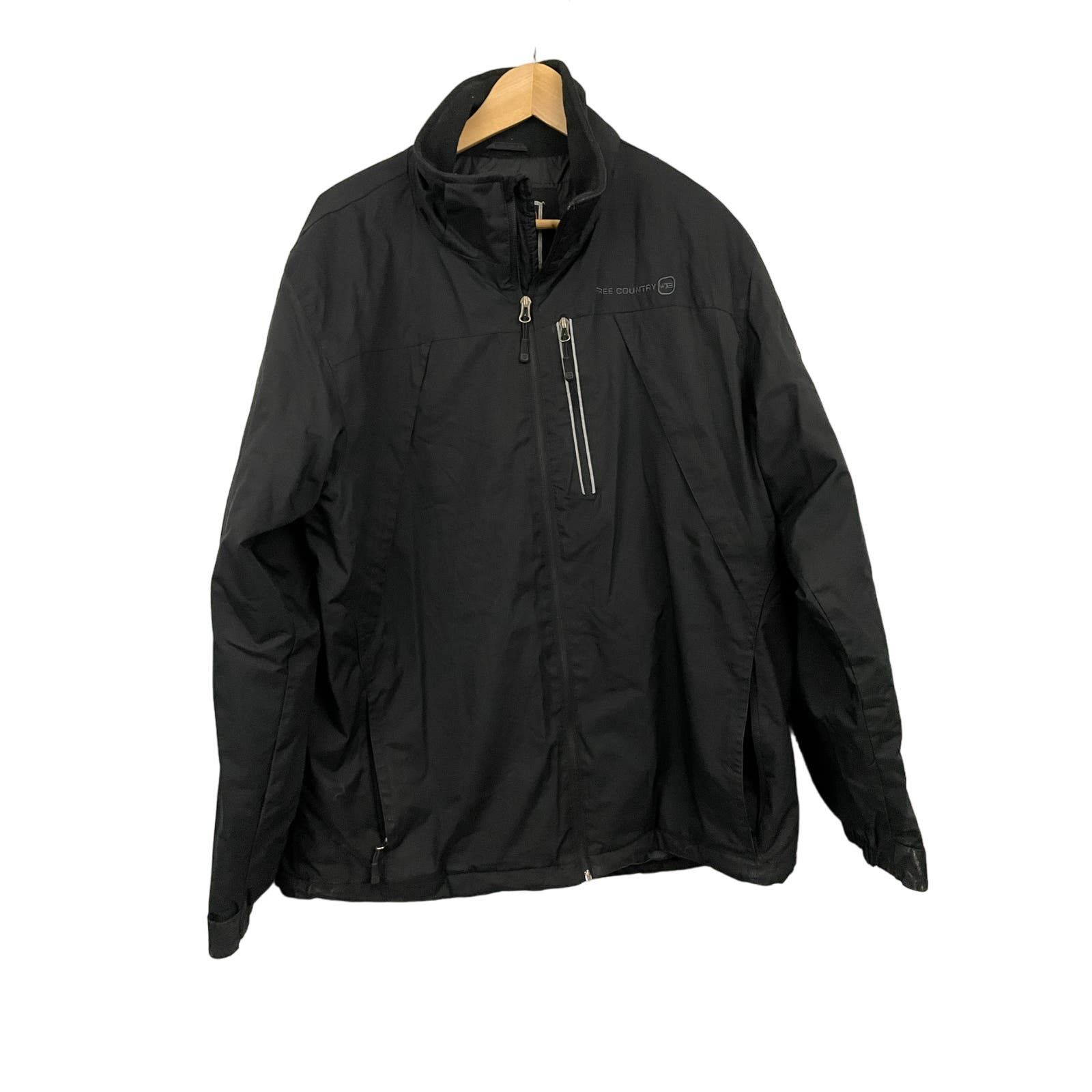 Free Country Free Country Black Quilted Lined Jacket Men's Medium | Grailed