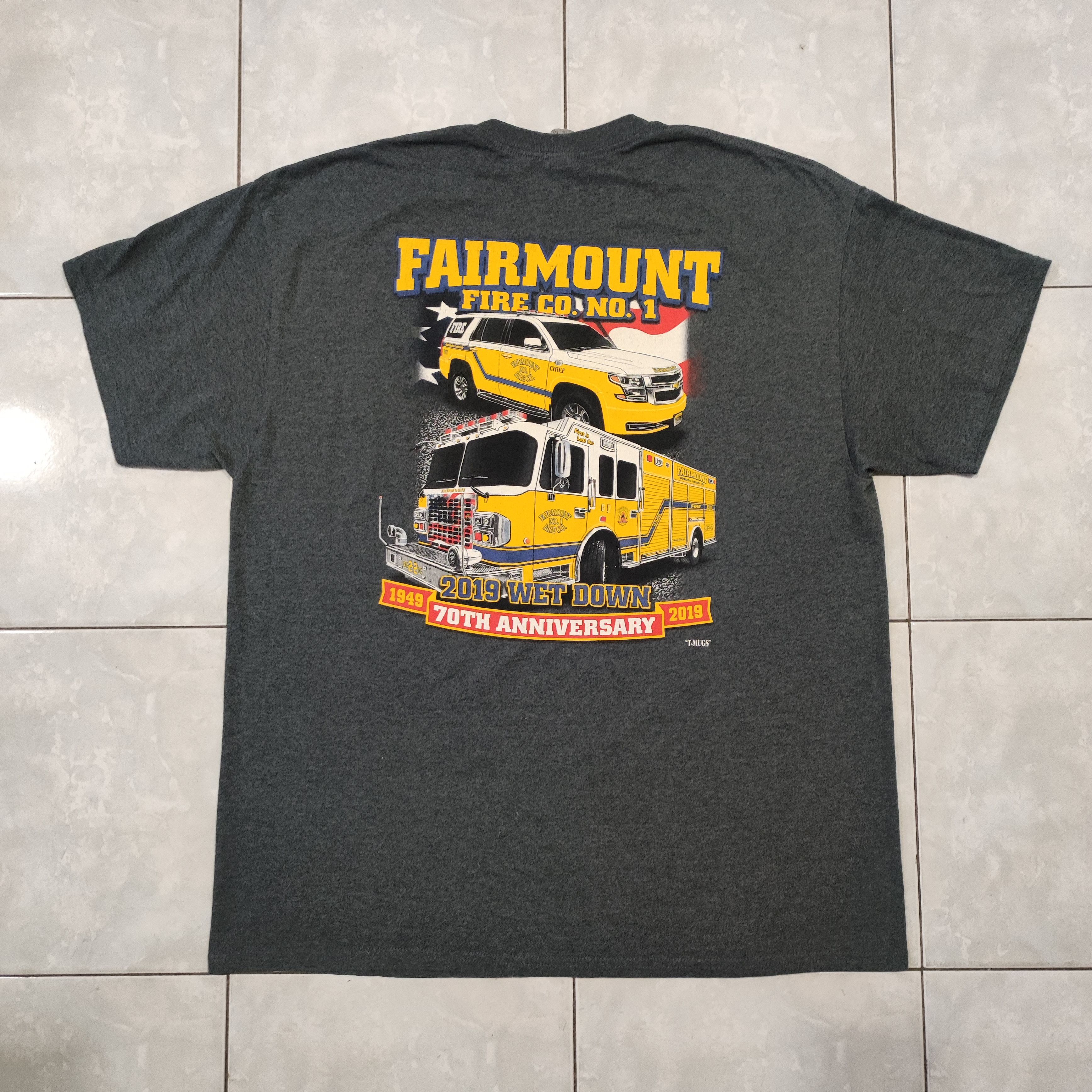 Racing Racing Fairmount Fire co anniversary t-shirt | Grailed