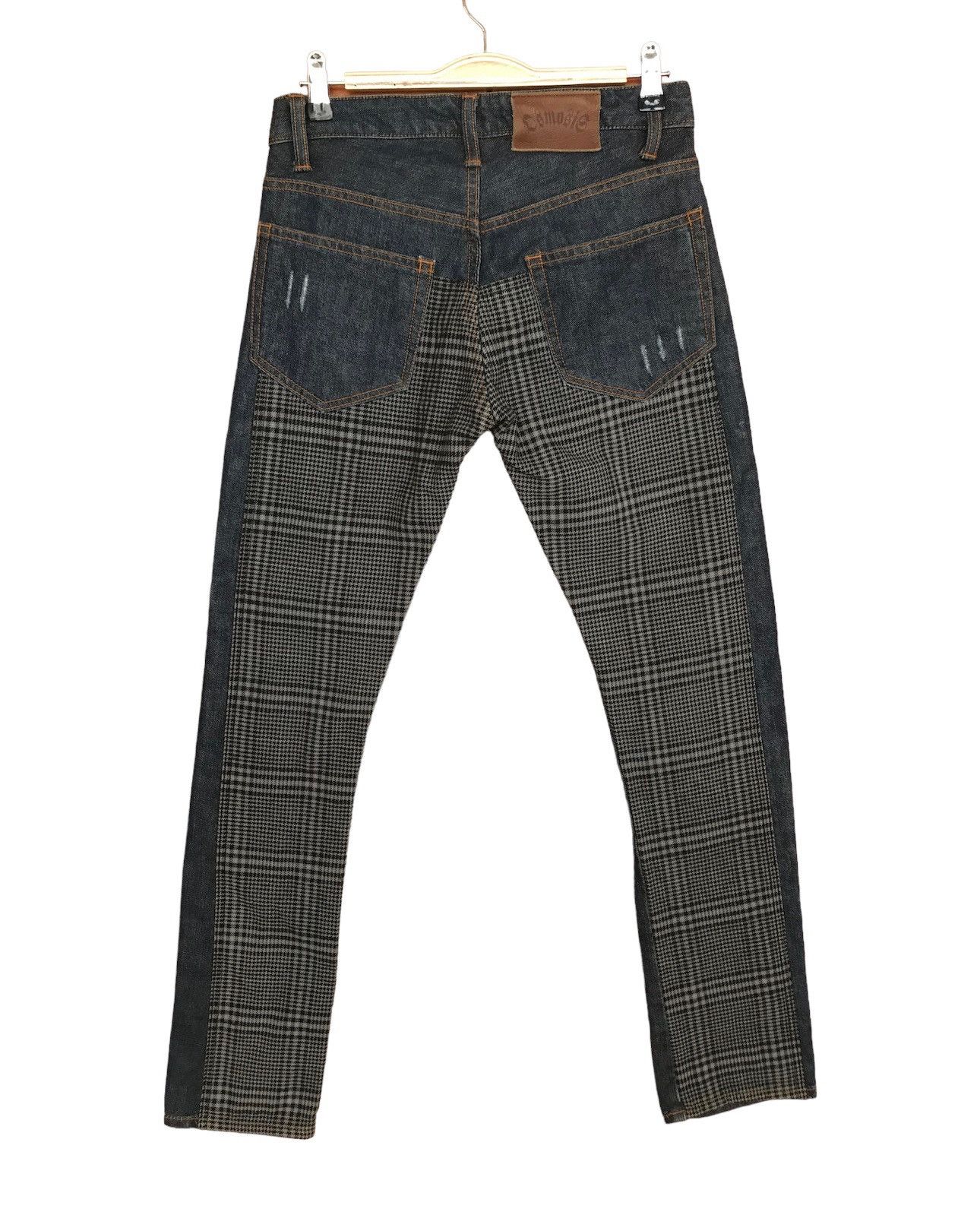 Japanese Brand Japanese Brand Hybrid Checkered Denim Jeans | Grailed