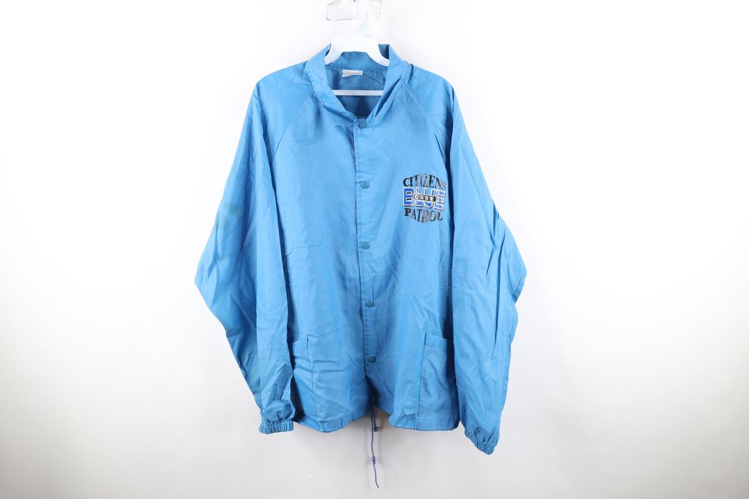 Vintage Vintage 80s Patrol Code Blue Coach Coaches Jacket USA | Grailed