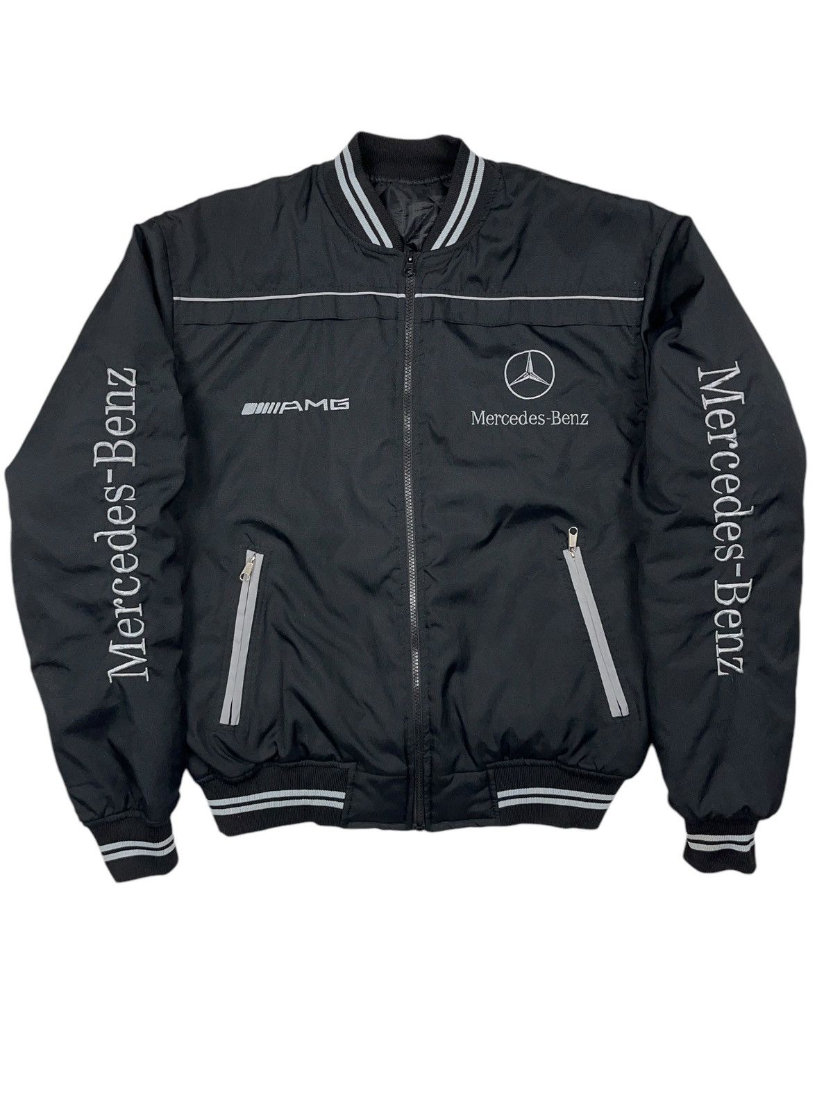 Bomber Jacket × Mercedes Benz × Vintage Vintage AMG Mercedes Benz ...