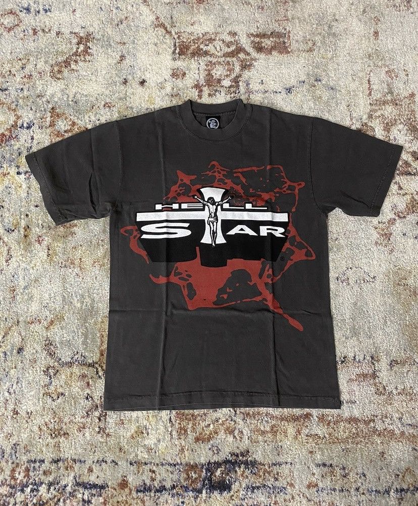 HELLSTAR Hellstar studios records path to paradise jesus emblem | Grailed