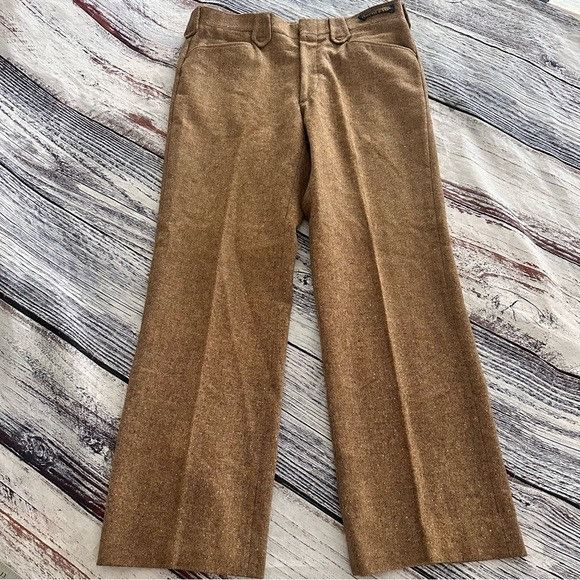 Pendleton Vintage Pendleton Men’s 100% Wool Tan Western Pants | Grailed