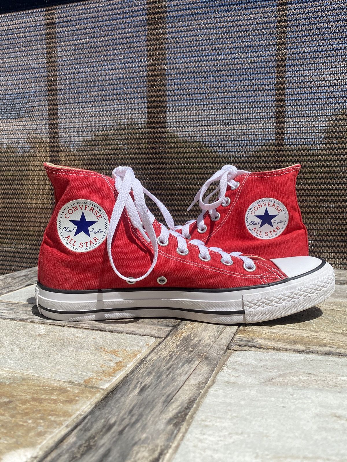 Converse Unisex Converse Chuck Taylor All Star Red High Tops | Grailed