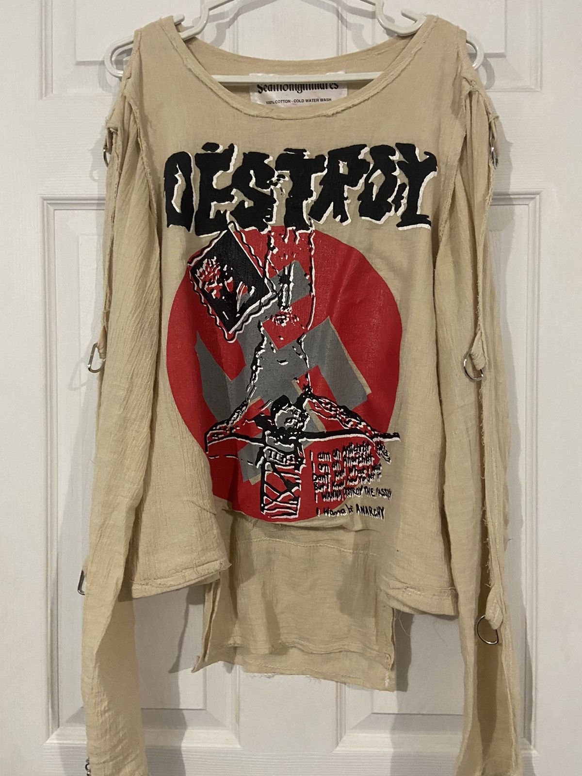 Custom × Seditionaries DESTROY SHIRT | Grailed