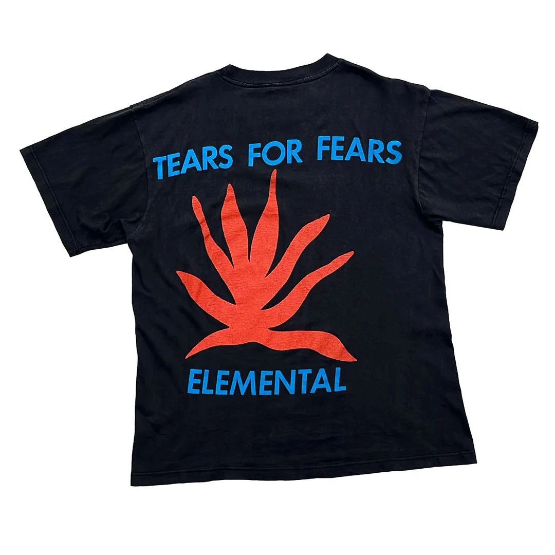 Vintage Tears for Fears 93 90s Elemental Vtg Album Promo Bootleg Tee ...
