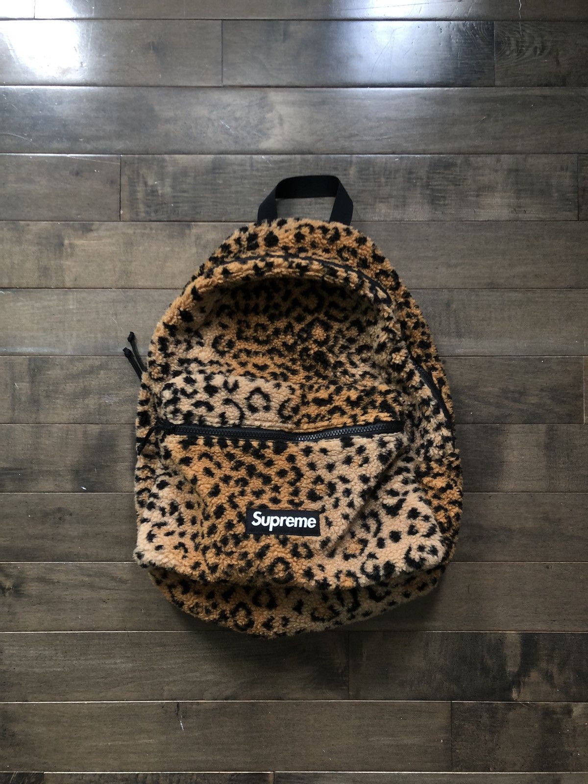 Supreme Supreme Leopard Fleece Backpack | Grailed