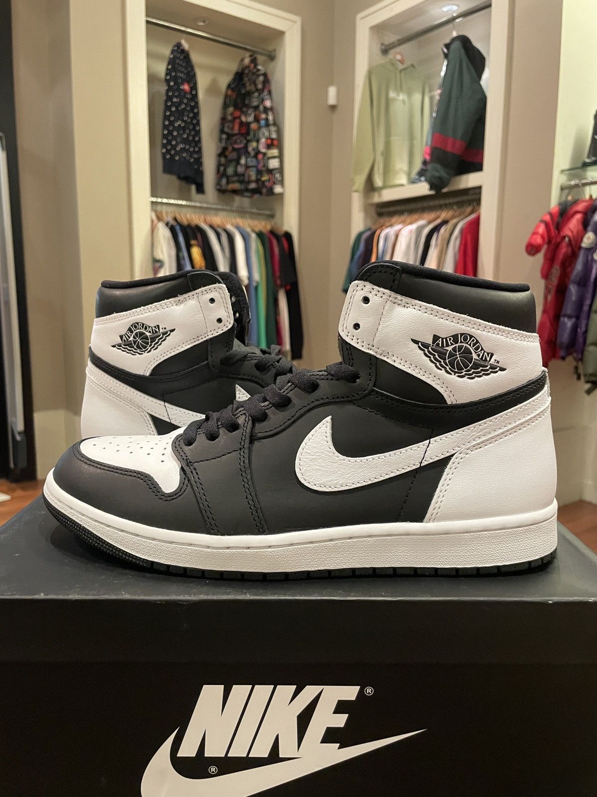 Nike Jordan 1 Retro High OG Black White | Grailed