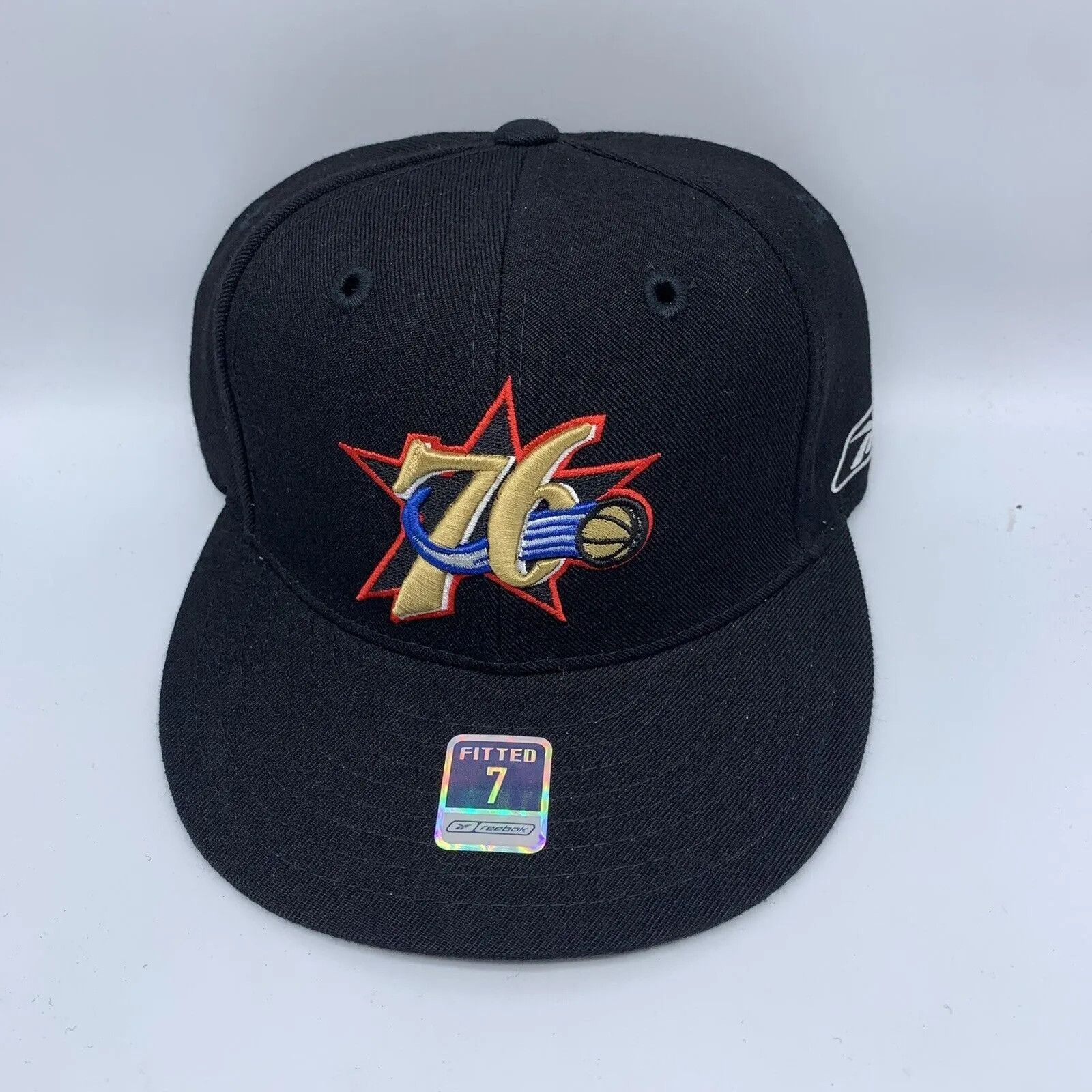 Vintage Vintage Philadelphia 76ers NBA 6 3/4 Reebok Hat Fitted Cap ...