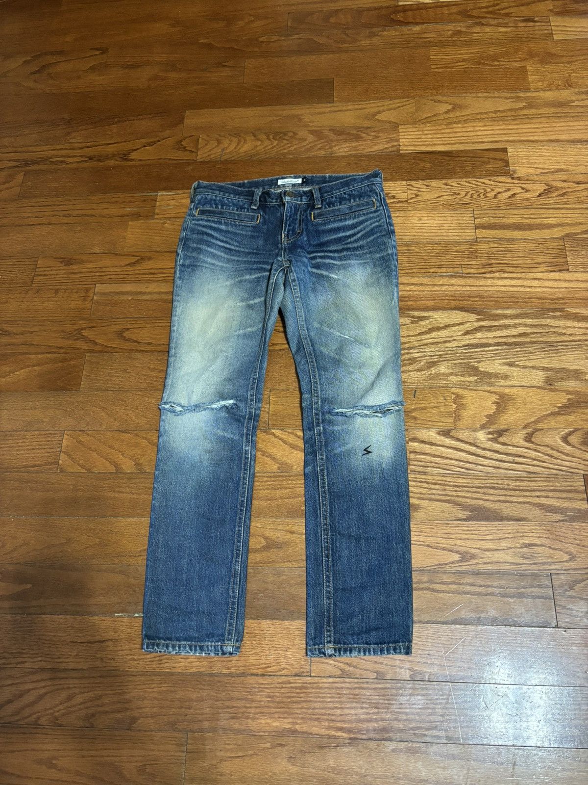 Undercover undercover AW04 but beautiful light bolt denim | Grailed