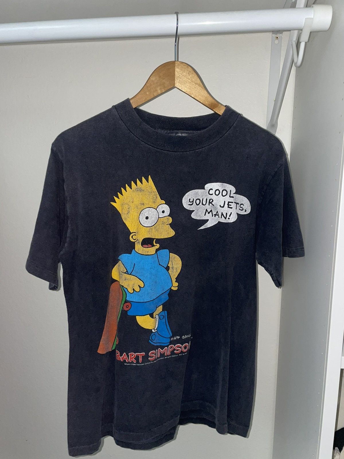 The Simpsons × Vintage Vintage 1990 Simpsons Bart Simpson “cool your ...