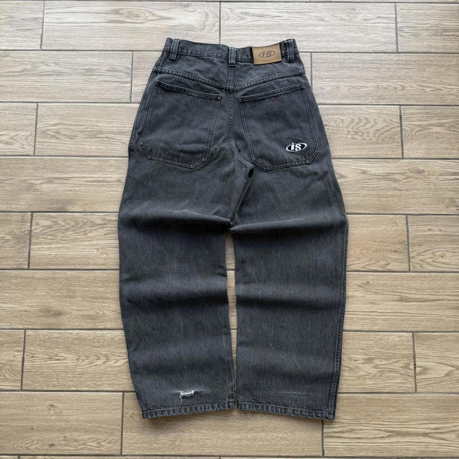 JNCO Y2K Interstate Jeans Black Faded Skate Baggy Jeans Pants | Grailed