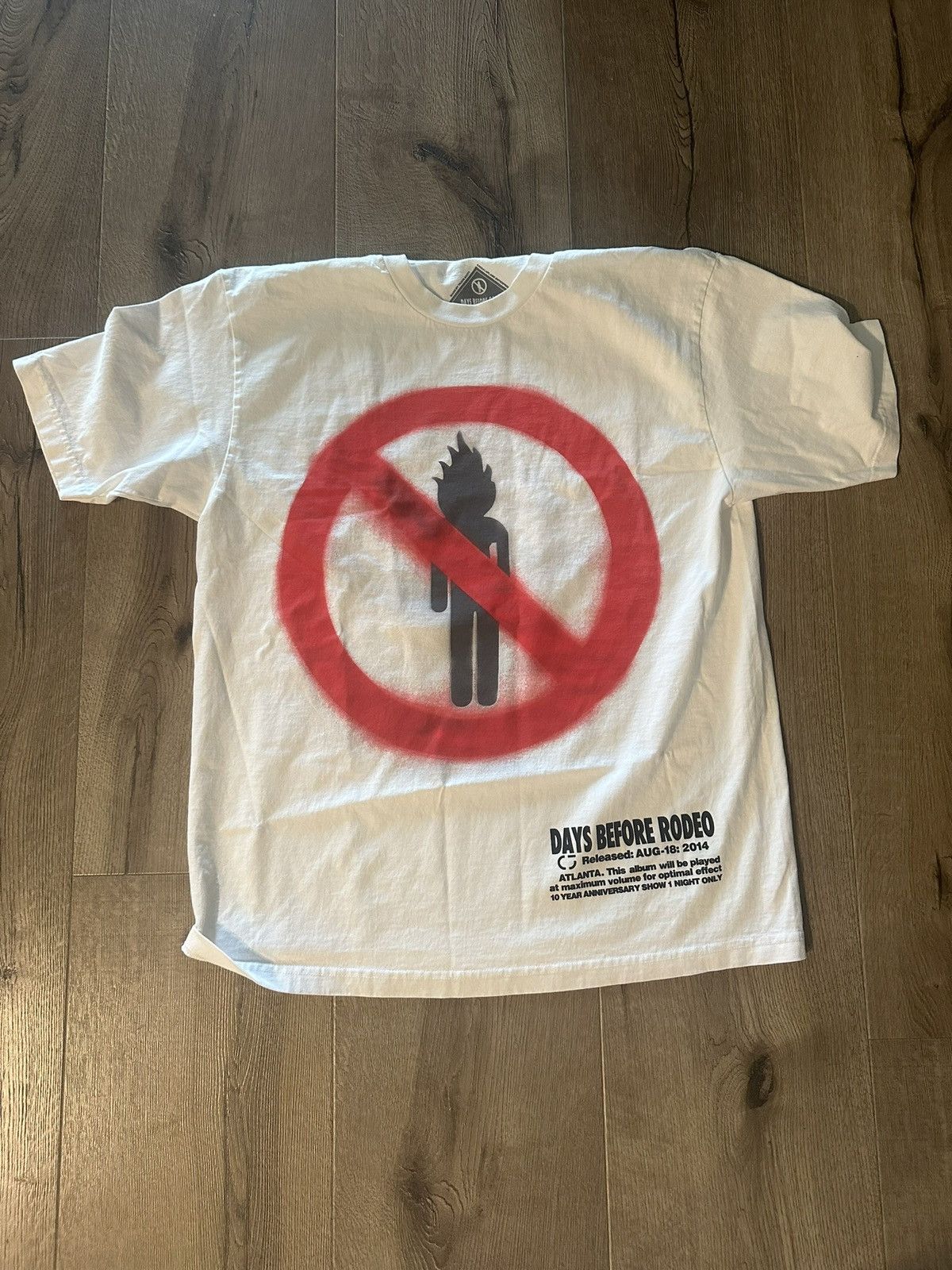 Travis Scott Travis scott Days before rodeo anniversary tee | Grailed
