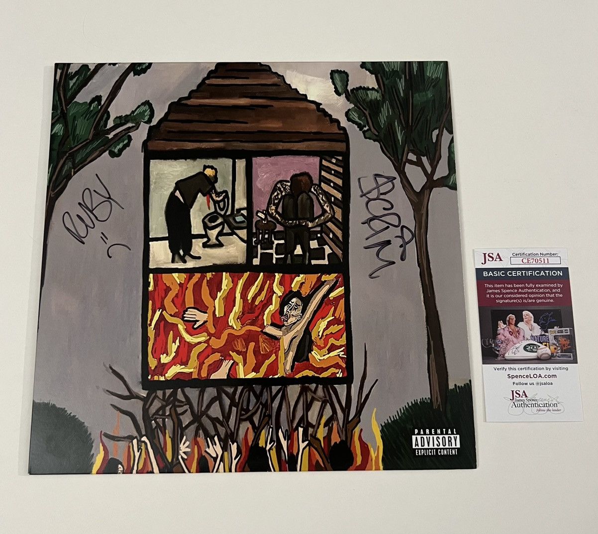 G59 Records SUICIDEBOYS SIGNED NEW WORLD DEPRESSION VINYL RECORD JSA COA | Grailed