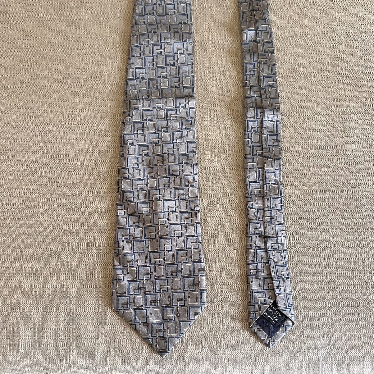 Designer × Gucci × Luxury Vintage Gucci Ties Silk Monogram Made in ...