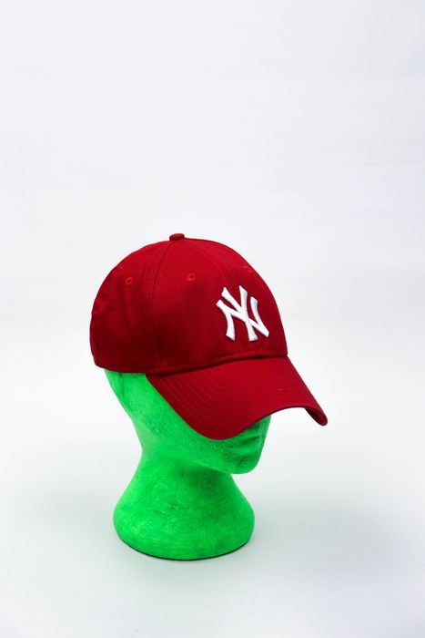 Vintage New Era New York Yankees Vintage Rare Dark Red Baseball Cap ...