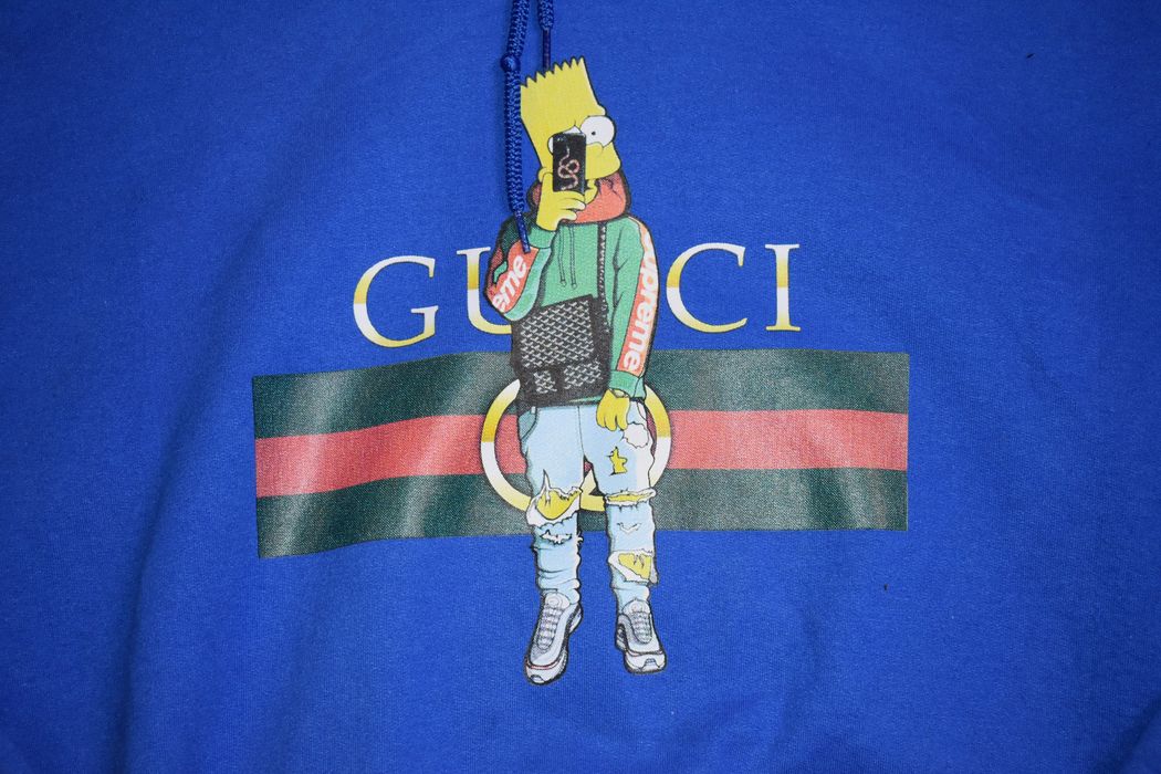 Other Bart Simpson Gucci x Supreme Faux Hoodie | Grailed